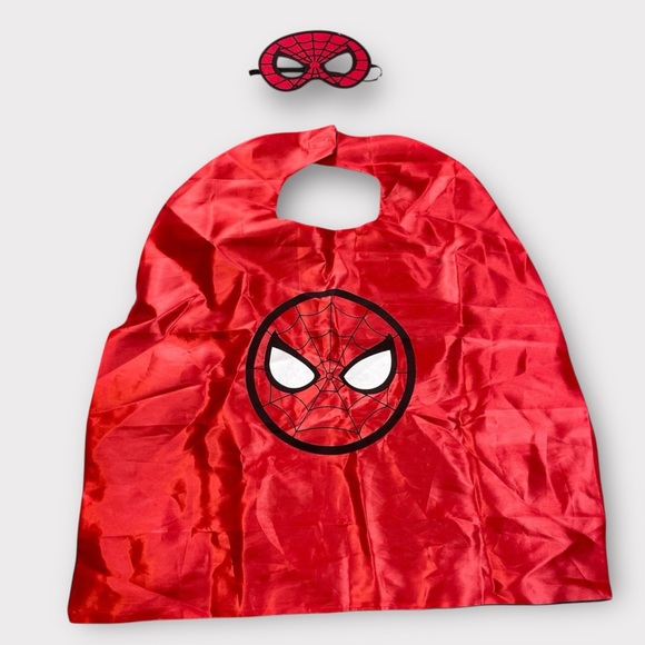Costumes | Spiderman Cape Mask Kids Dress Up Superhero Halloween ...